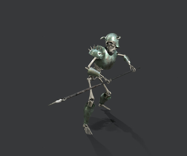 ArtStation - Skeleton Warrior 3 | Game Assets