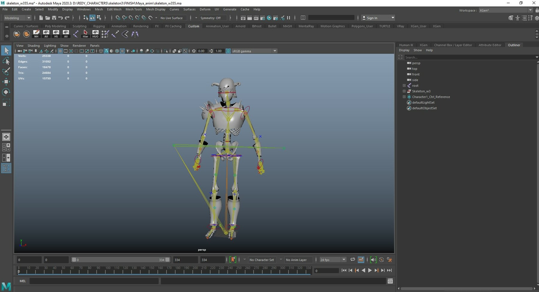 ArtStation - Skeleton Warrior 3 | Game Assets
