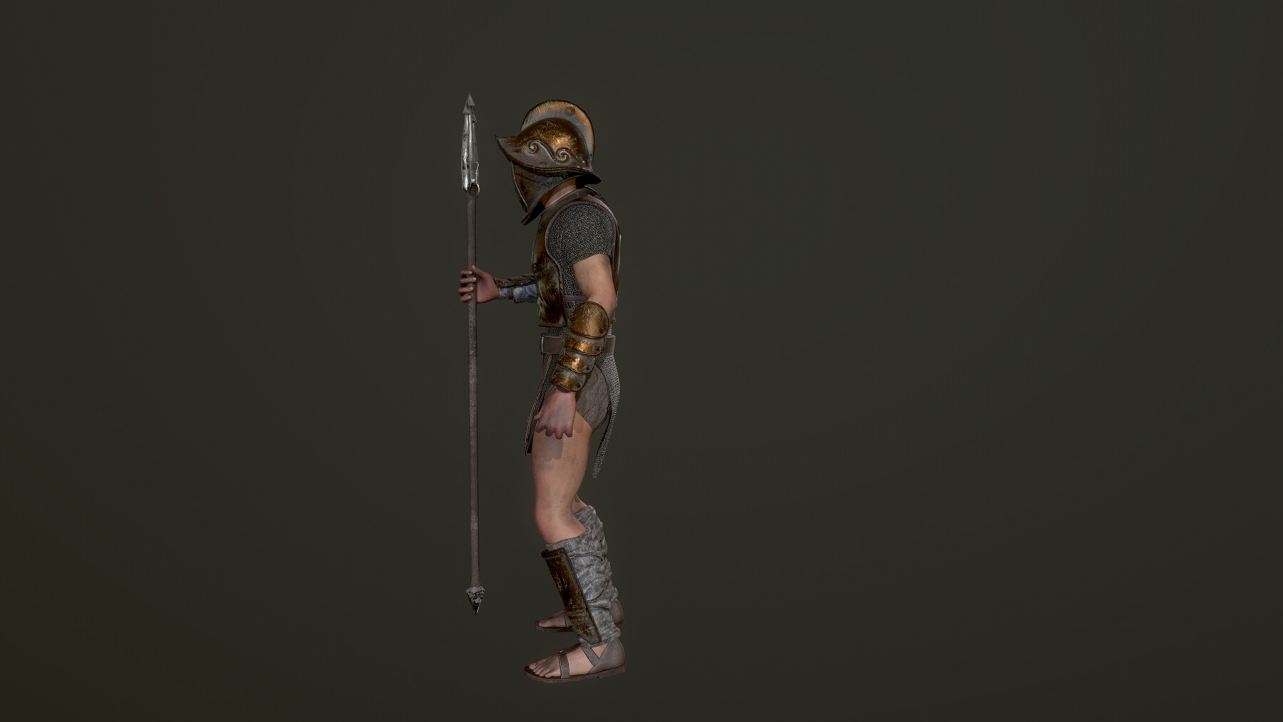 ArtStation - Gladiator Retiarius | Game Assets