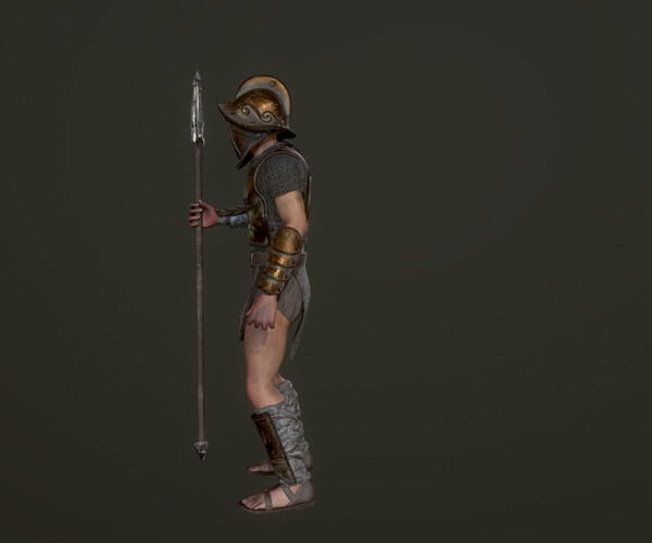 ArtStation - Gladiator Retiarius | Game Assets
