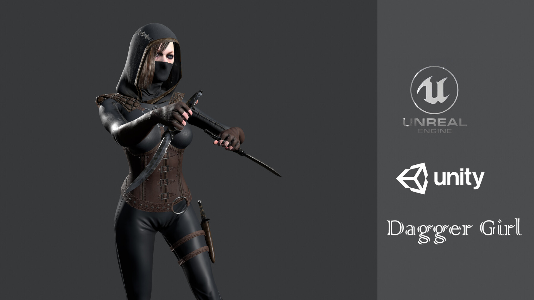 ArtStation - Dagger Girl | Game Assets