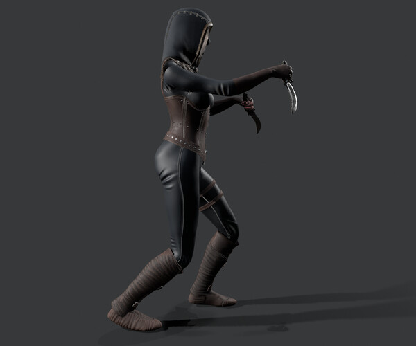ArtStation - Dagger Girl | Game Assets