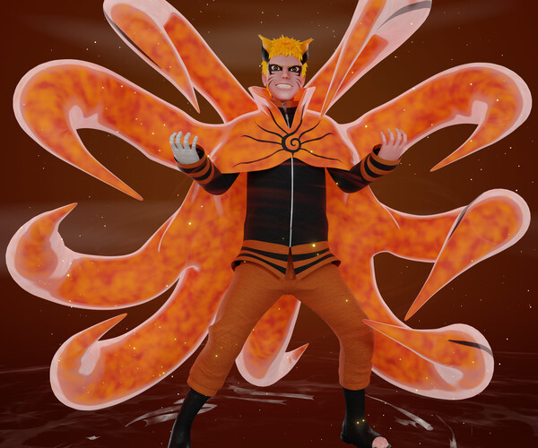 ArtStation - Naruto Baryon Mode | Resources