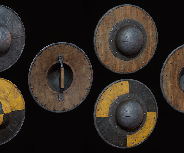 ArtStation - Buckler Shields | Game Assets