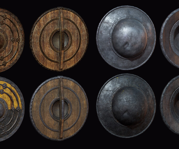 ArtStation - Buckler Shields | Game Assets