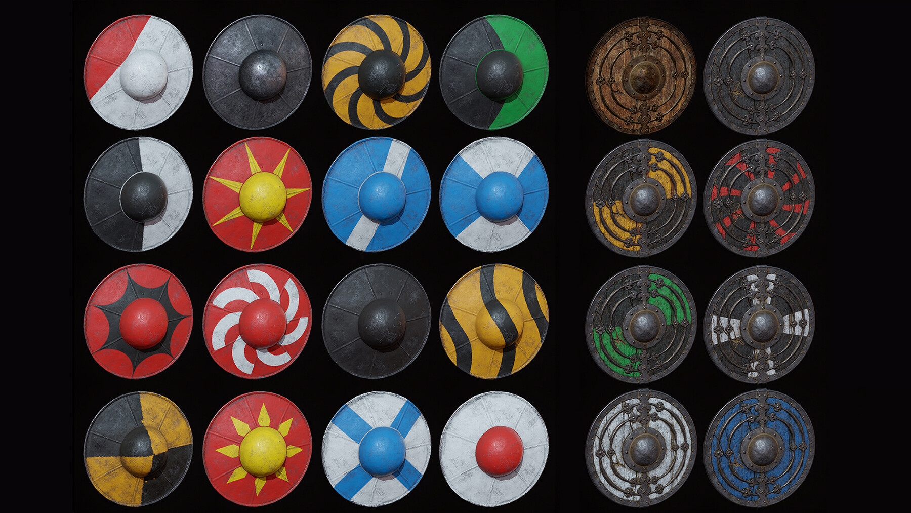 ArtStation - Buckler Shields | Game Assets