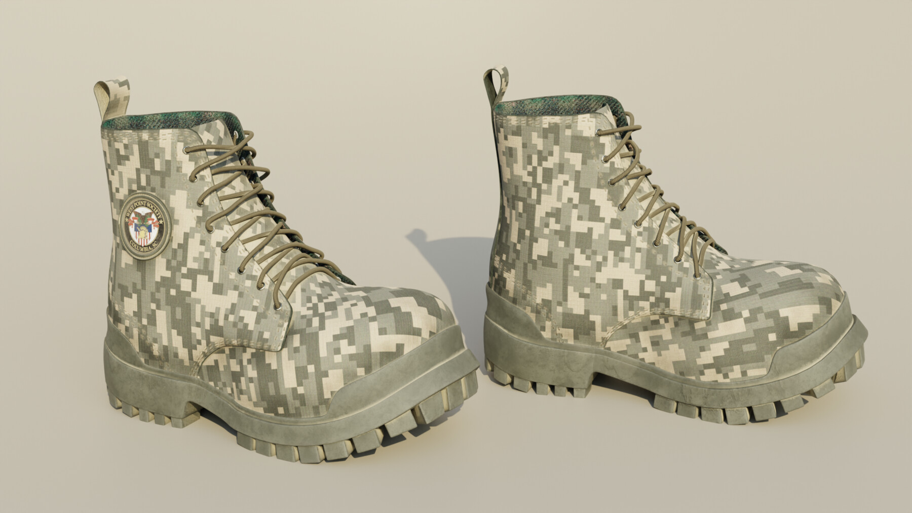 ArtStation - Military boots _ 3D model with PBR textures | Resources