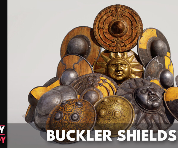 ArtStation - Buckler Shields | Game Assets