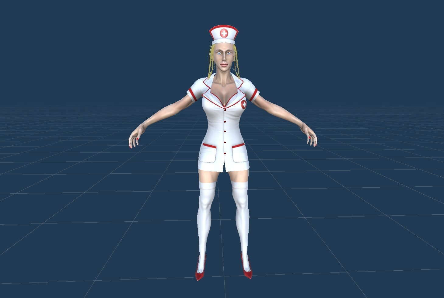 ArtStation - 3D Game Ready Character - Nurse | Resources