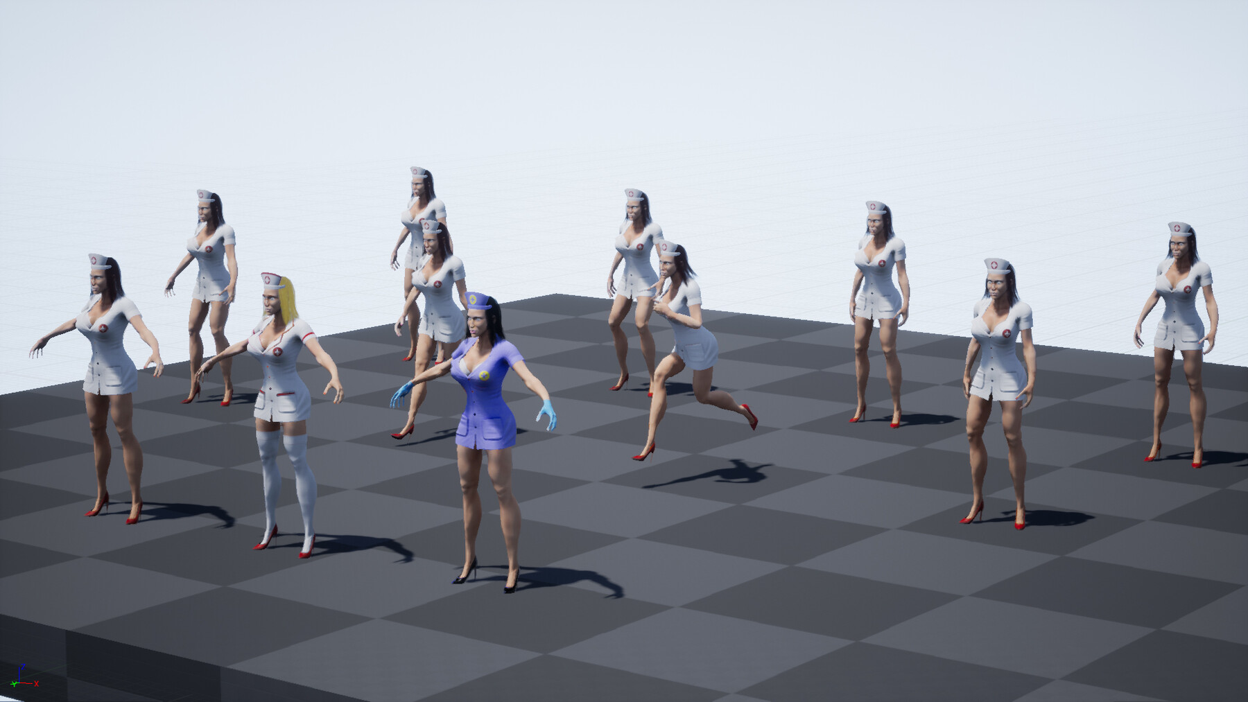 ArtStation - 3D Game Ready Character - Nurse | Resources