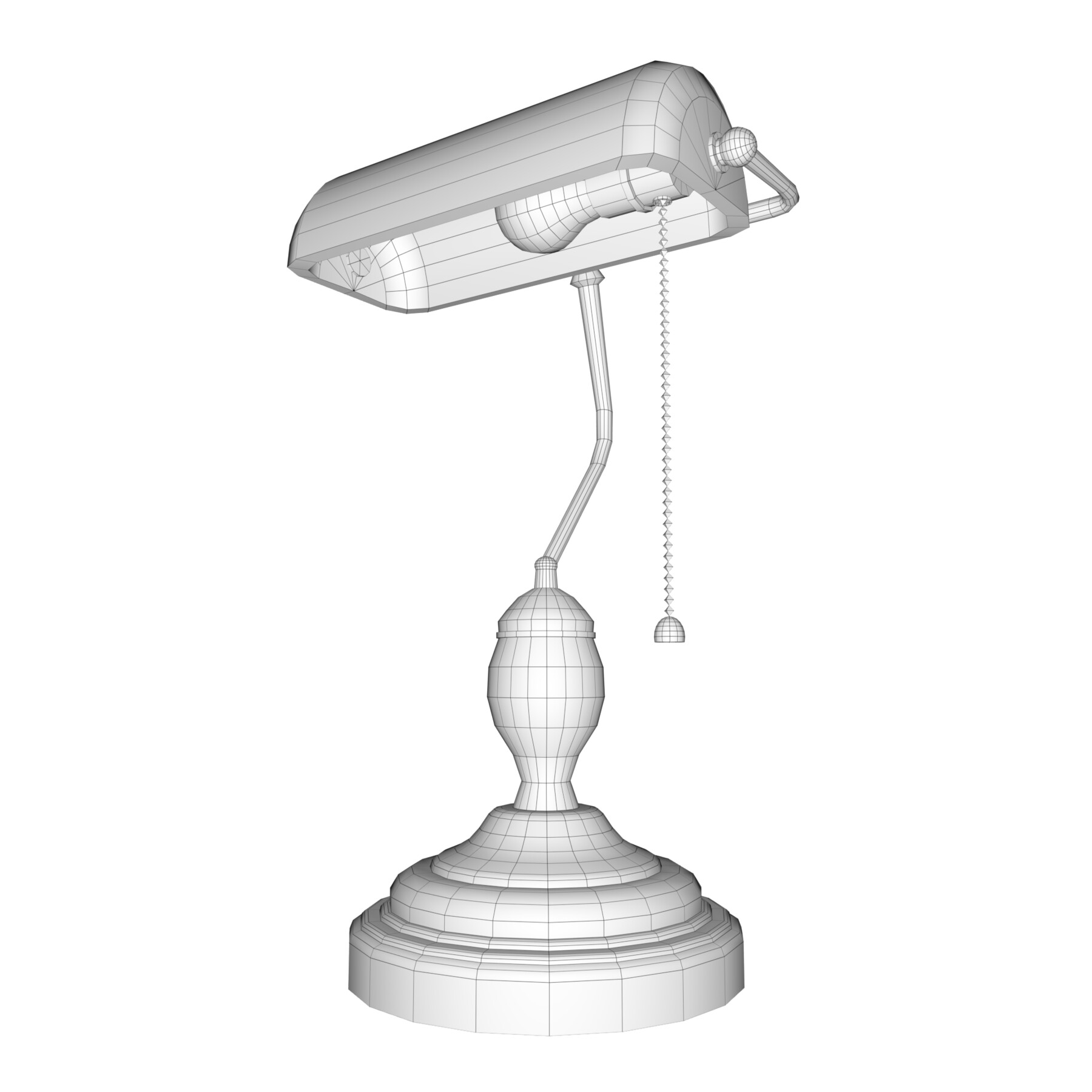 ArtStation - Banker Lamp Low Poly | Game Assets