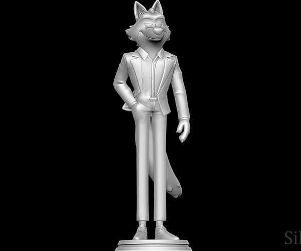 ArtStation - Mr. Wolf - The Bad Guys 3D print model | Resources