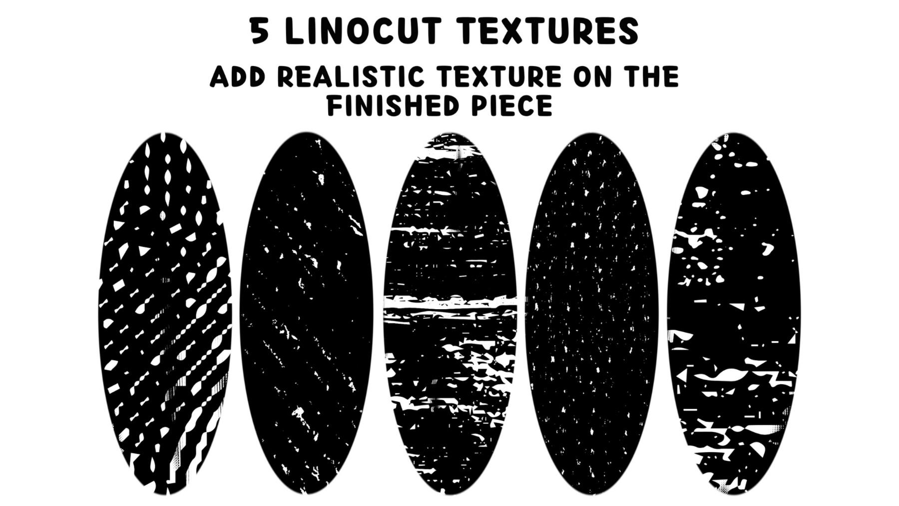 ArtStation - Procreate linocut brushes | Linocut pattern brushes | 39 ...