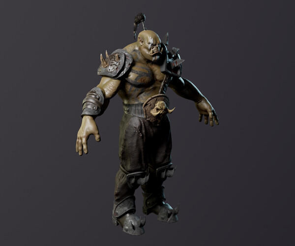 ArtStation - ORC Warrior1 | Game Assets