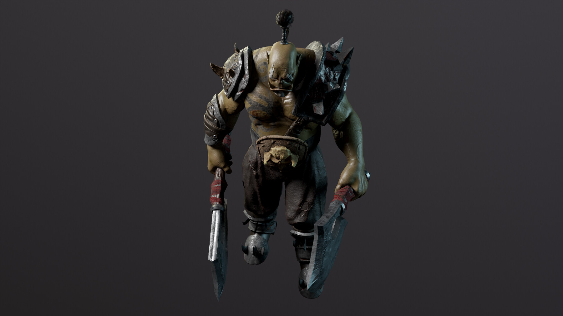 ArtStation - ORC Warrior1 | Game Assets