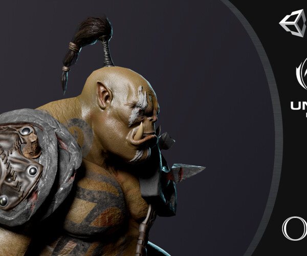 ArtStation - ORC Warrior1 | Game Assets