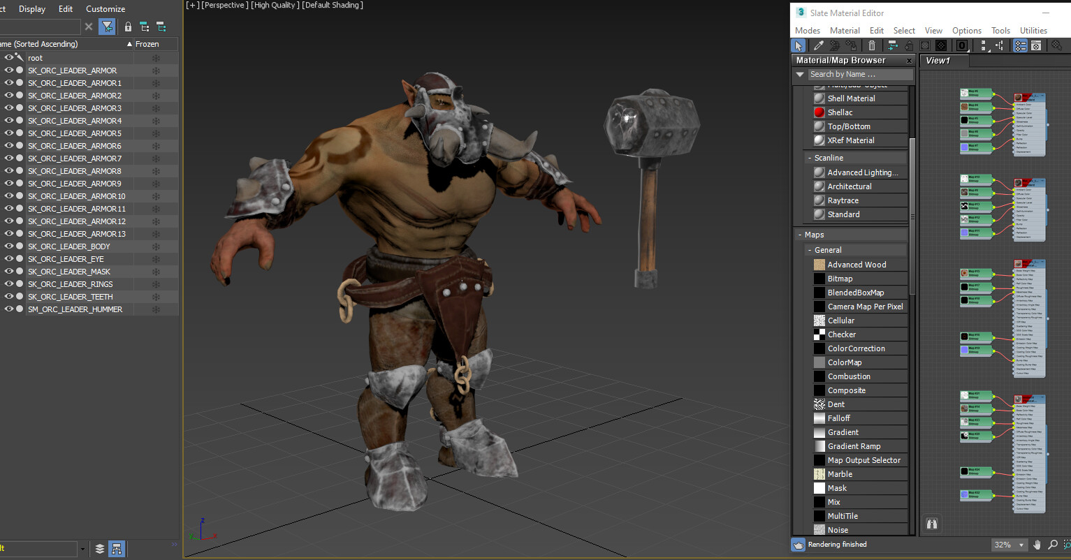 ArtStation - Orc leader | Game Assets