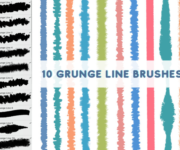 ArtStation - Procreate grunge brushes | Procreate grunge illustration ...