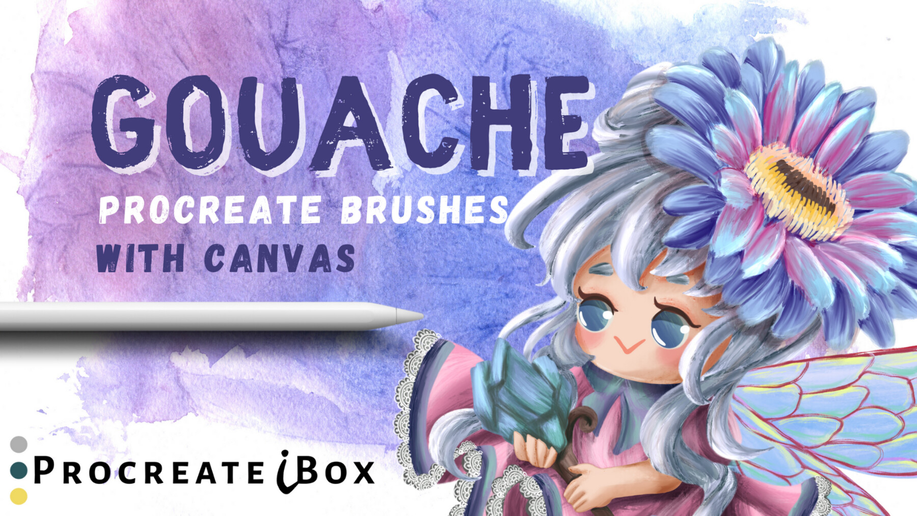 ArtStation - Gouache Procreate brushes with blenders | ProcreateiBox | Brushes