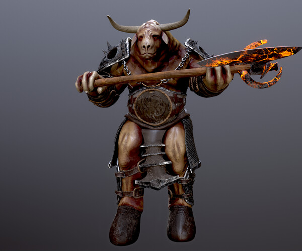 ArtStation - BULL | Game Assets