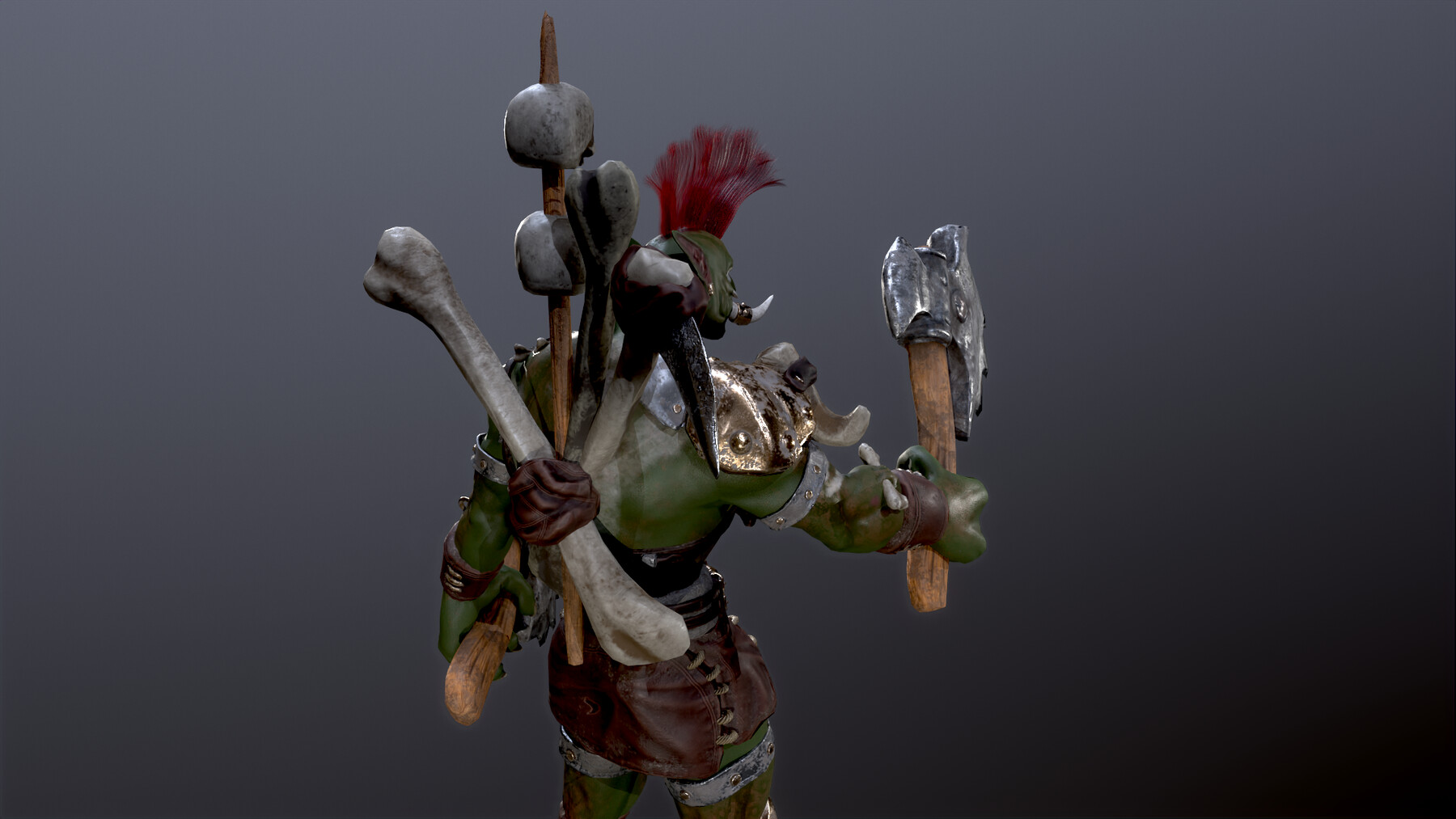 ArtStation - TROLL WARRIOR | Game Assets