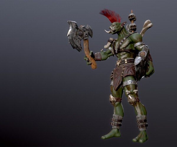 ArtStation - TROLL WARRIOR | Game Assets