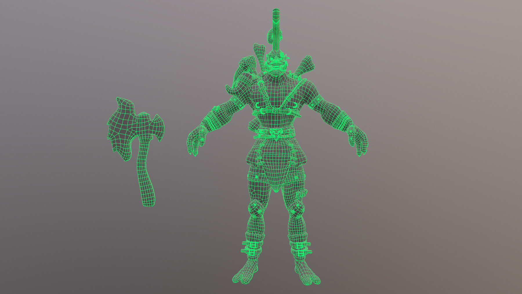 ArtStation - TROLL WARRIOR | Game Assets