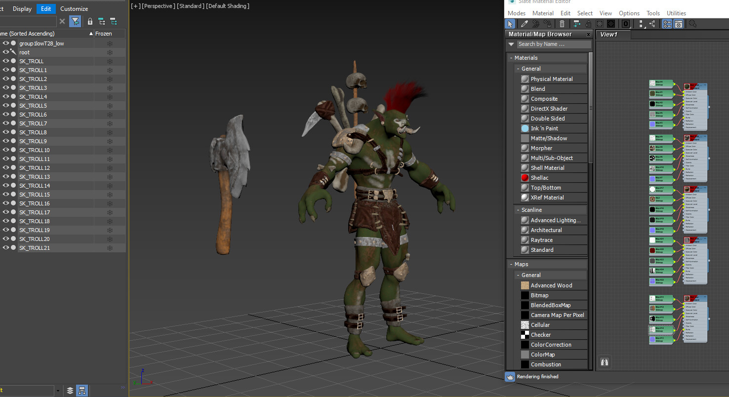 ArtStation - TROLL WARRIOR | Game Assets