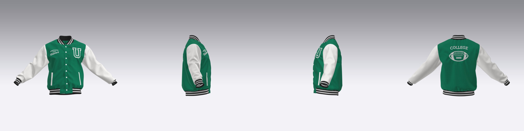 ArtStation - Men's jackets pack | Game Assets