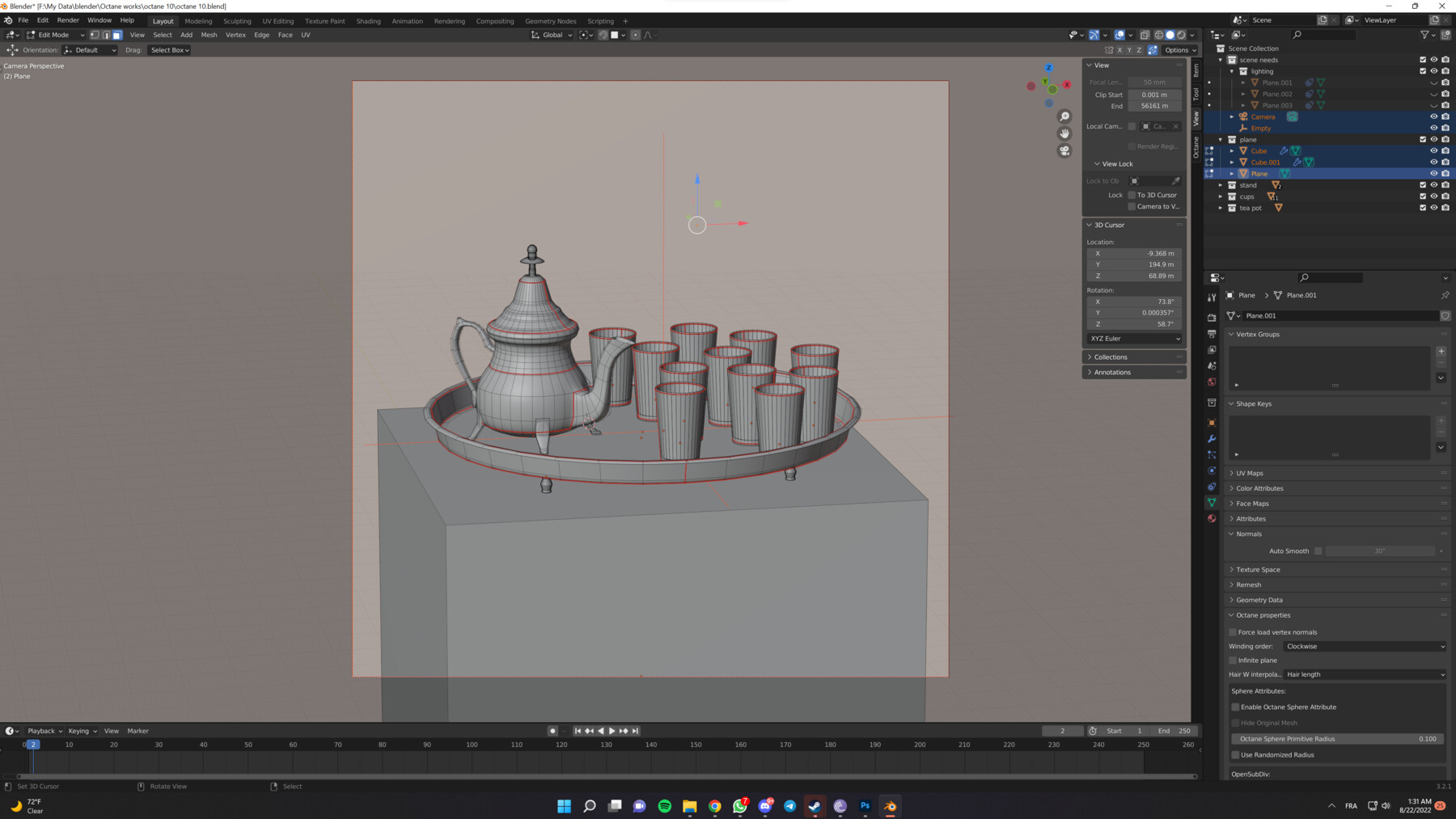 ArtStation - Complete Moroccan tea elements | Resources