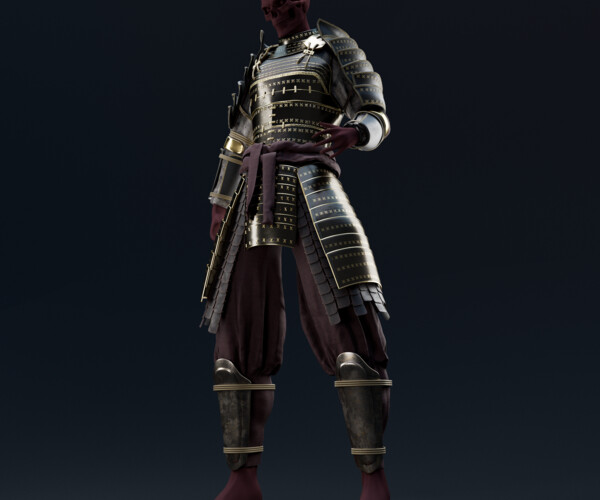 ArtStation - Samurai Cloth | Game Assets