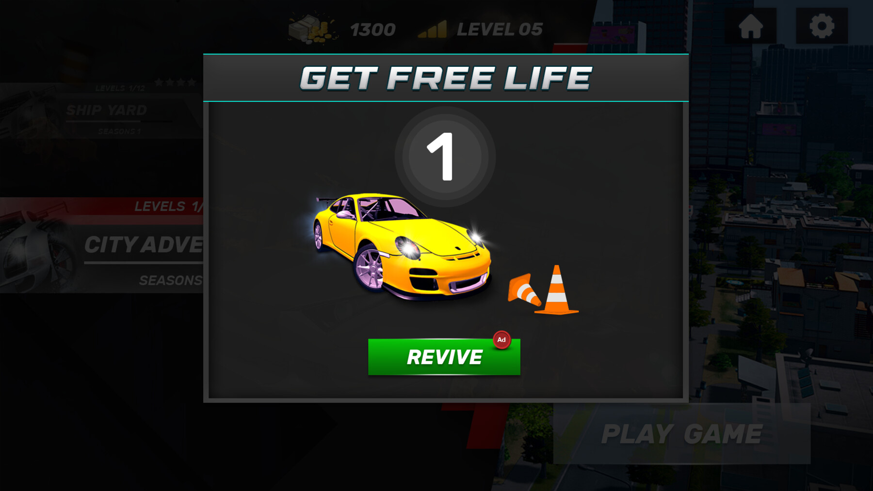 ArtStation - CAR RACING GAME UI TEMPLATE | Game Assets