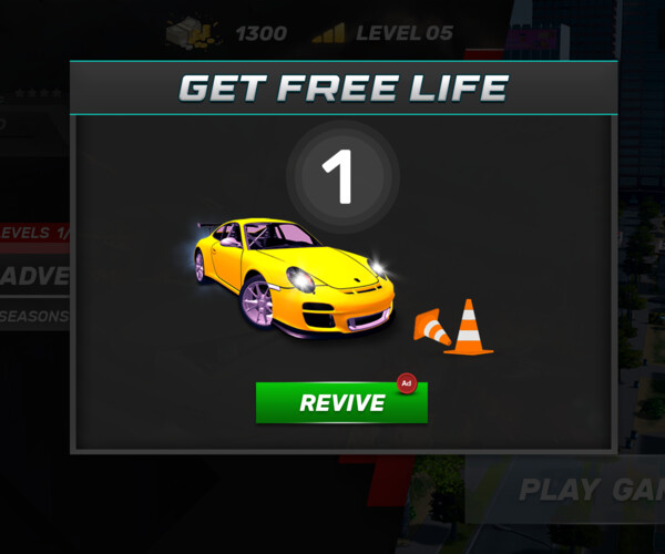 Artstation Car Racing Game Ui Template Game Assets