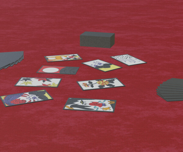 ArtStation - Hanafuda - Flower Cards | Resources