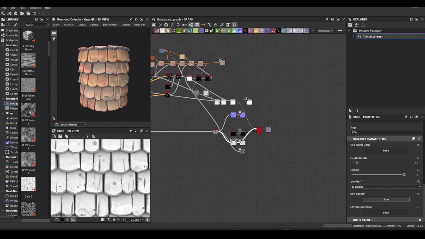 ArtStation - Wood Roof Material + Full Video | Game Assets