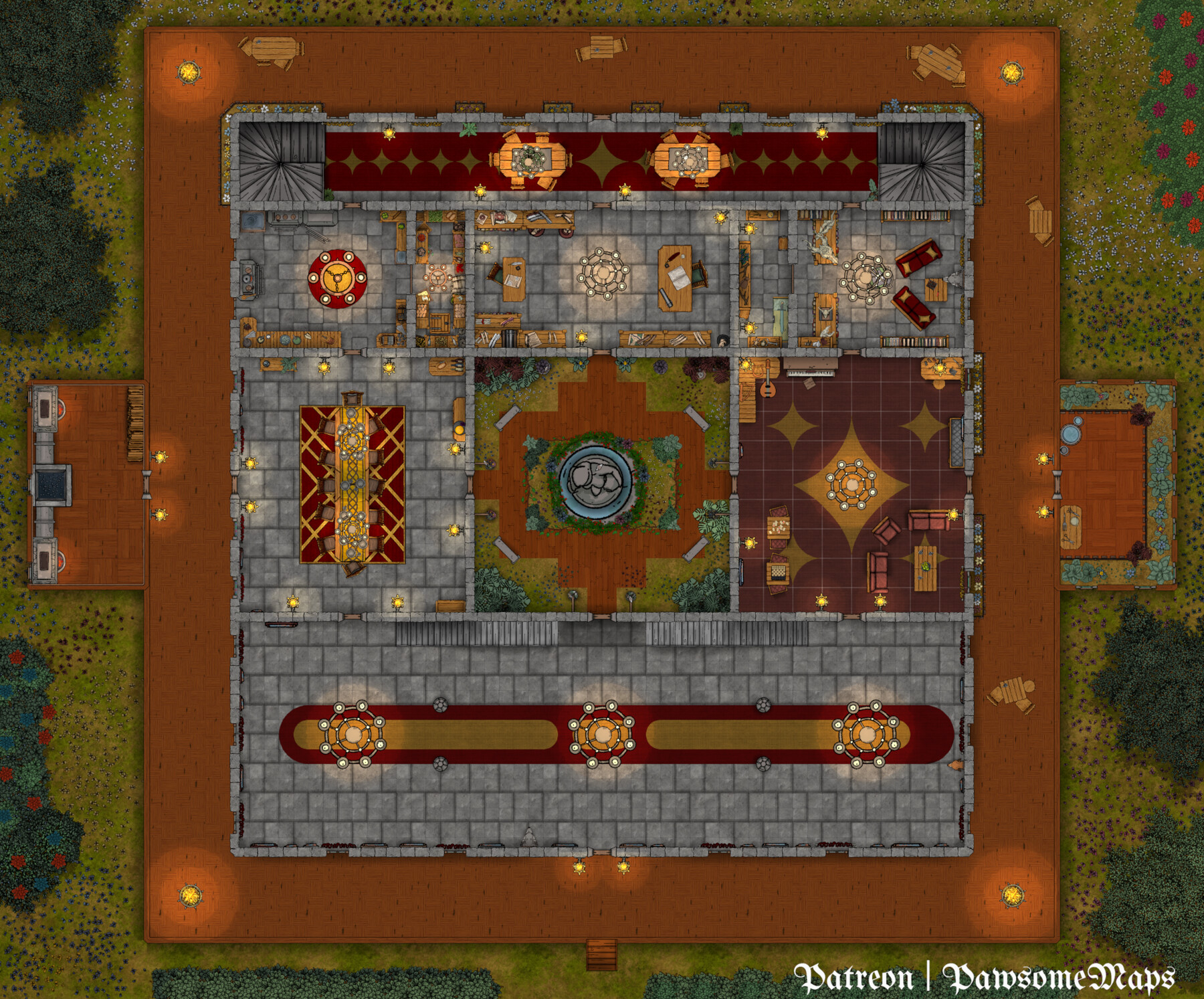 ArtStation - Wealthy Merchants house | Game Assets