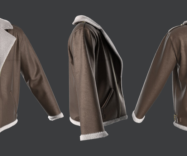 ArtStation - Men's jackets. Clo3d, Marvelous Designer projects. | Game ...