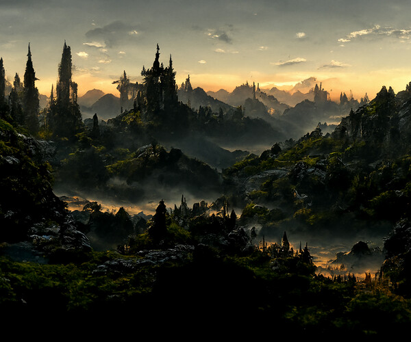 ArtStation - Fantasy landscape | Artworks