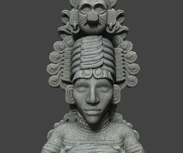 ArtStation - Mayan Inca Aztec Statue 220822 | Game Assets
