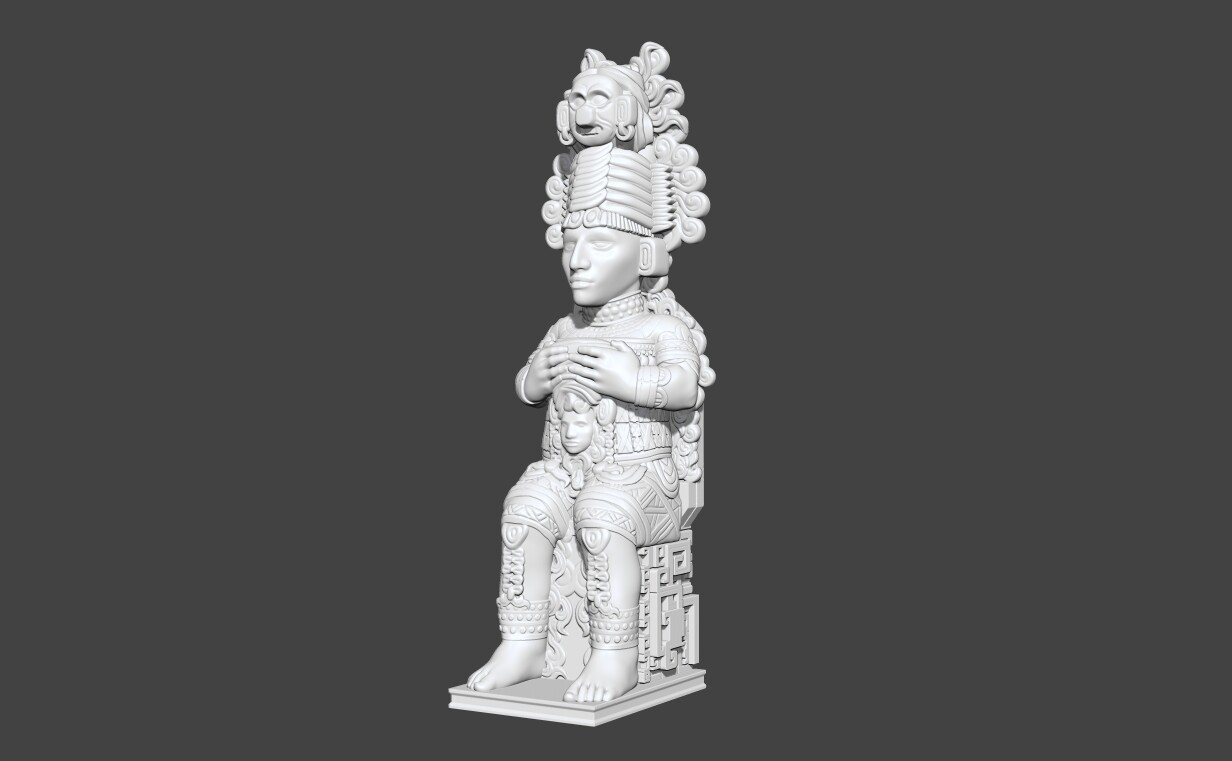 ArtStation - Mayan Inca Aztec Statue 3D print model | Resources