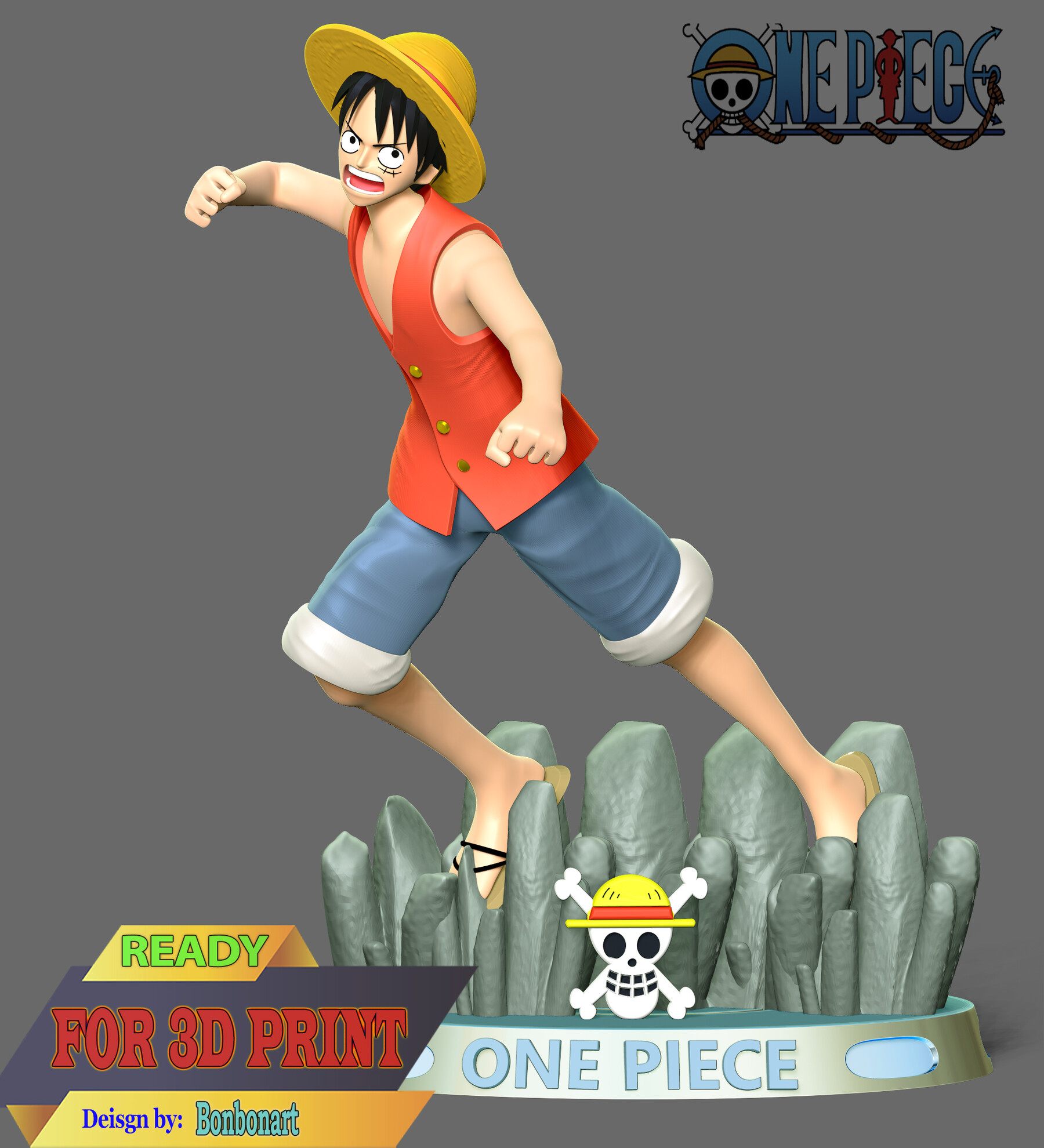 ArtStation - One Piece - Luffy | Resources