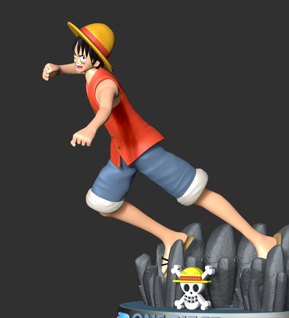ArtStation - One Piece - Luffy | Resources