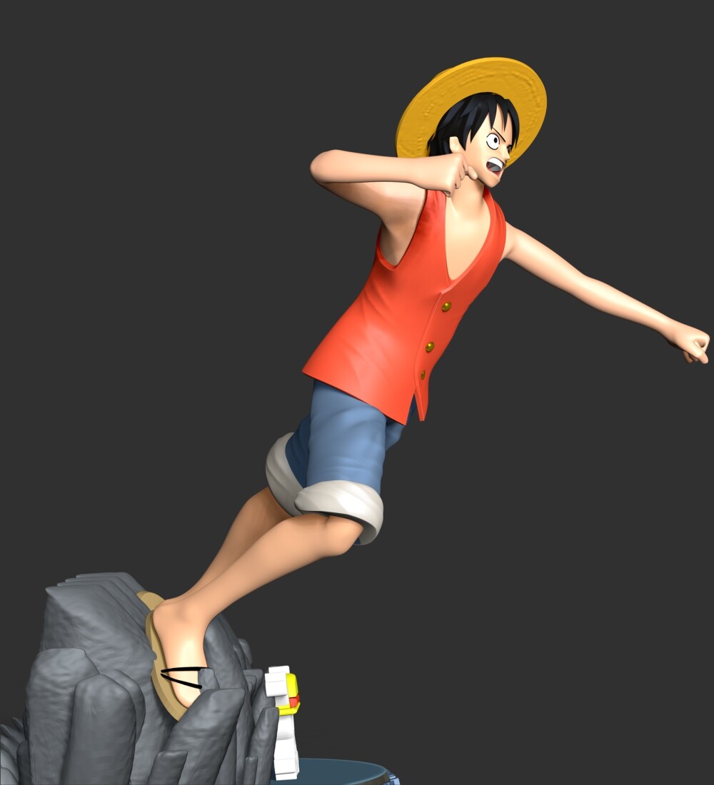 ArtStation - One Piece - Luffy | Resources