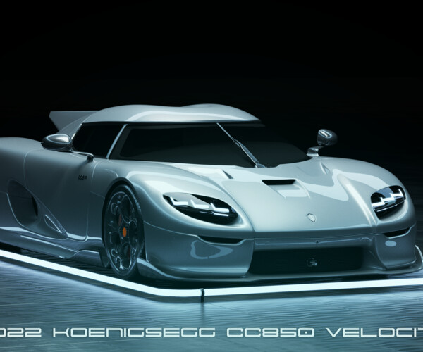 ArtStation - 2022 Koenigsegg CC850 | Game Assets