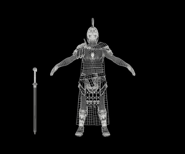 ArtStation - ROMAN OFFICER | Game Assets