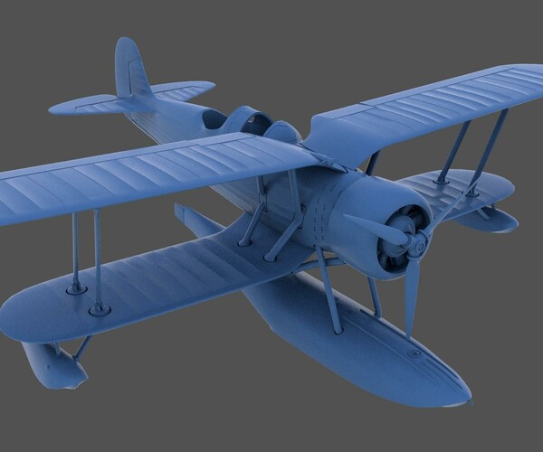 ArtStation - IMAM RO.43 - 1/72 scale - 3D PRINTING | Resources