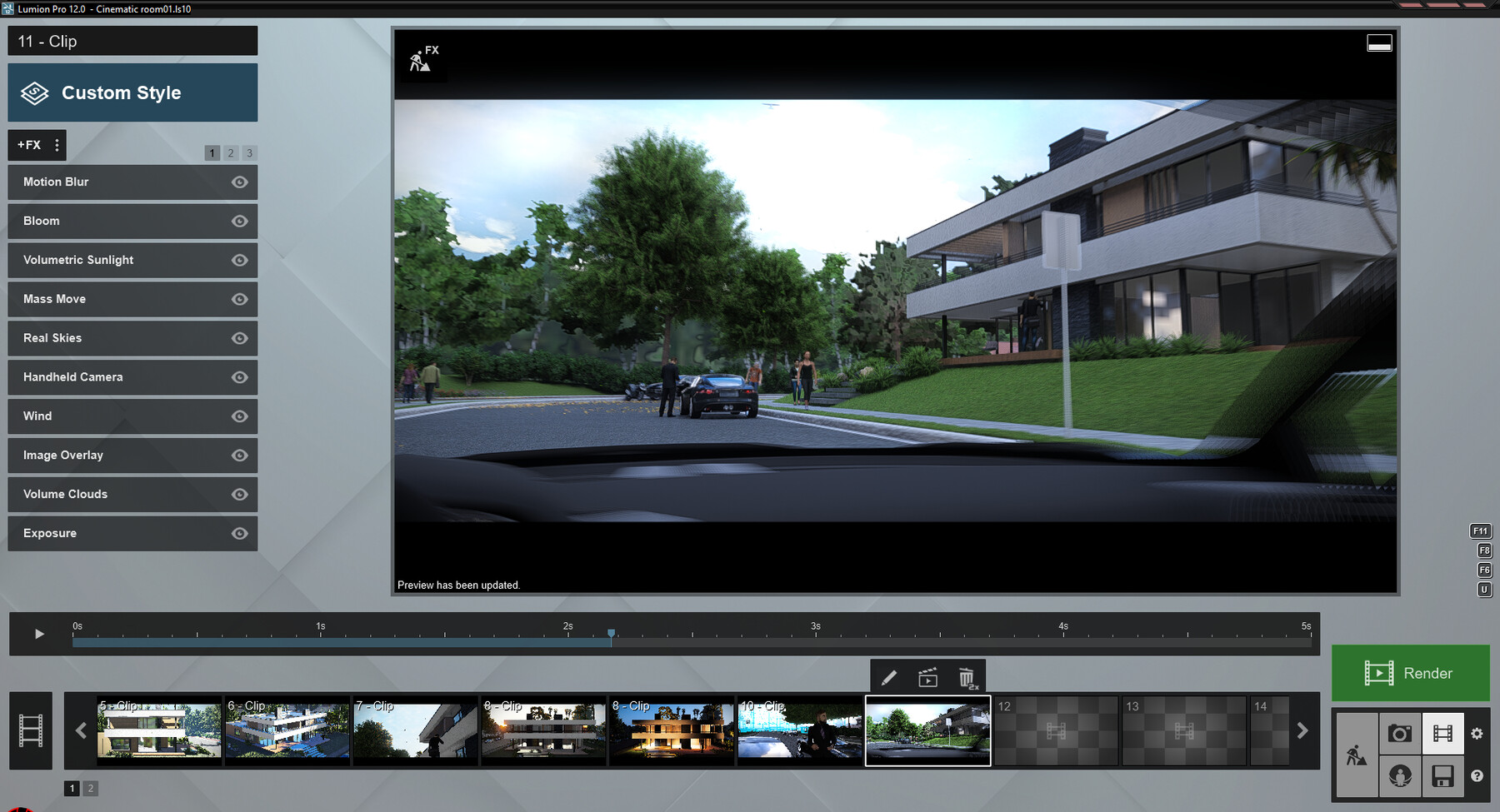 ArtStation - Cinematic Exterior Rendering | Resources