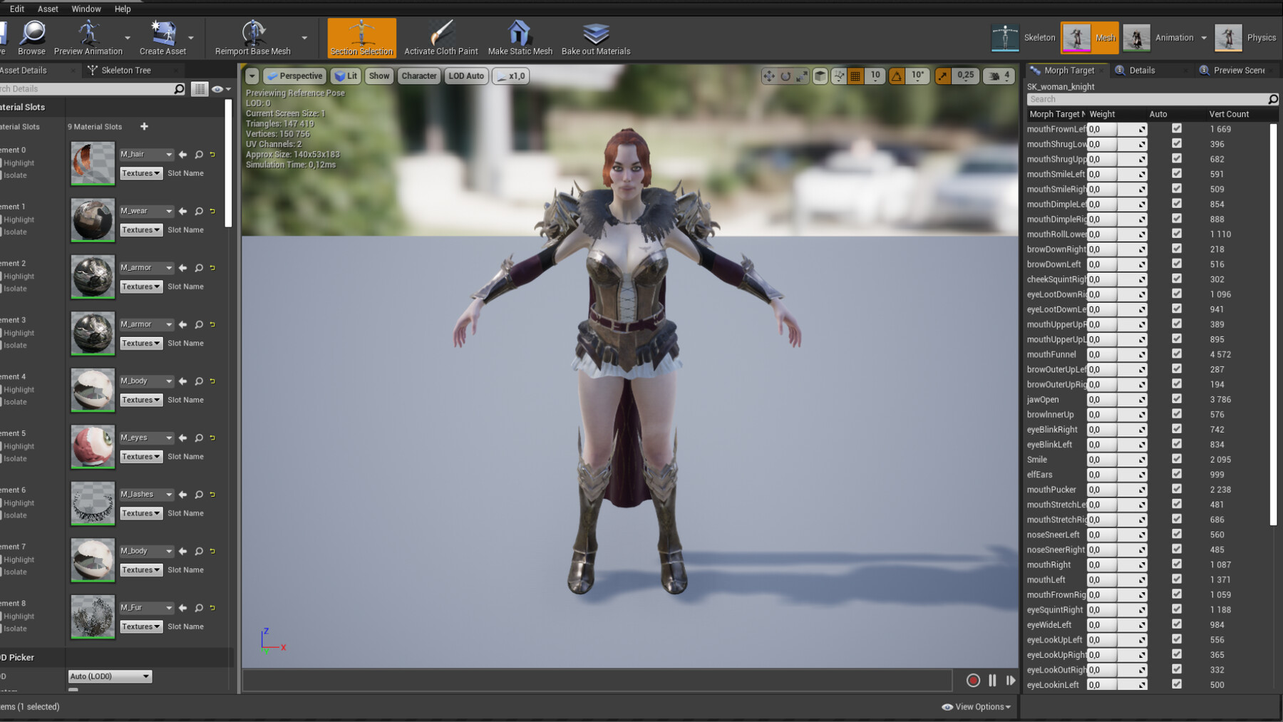 ArtStation - Woman Knight | Game Assets