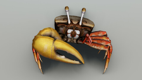 ArtStation - ANIMATED LOW POLY CRAB GAME READY | Game Assets