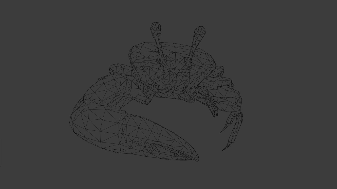 ArtStation - ANIMATED LOW POLY CRAB GAME READY | Game Assets